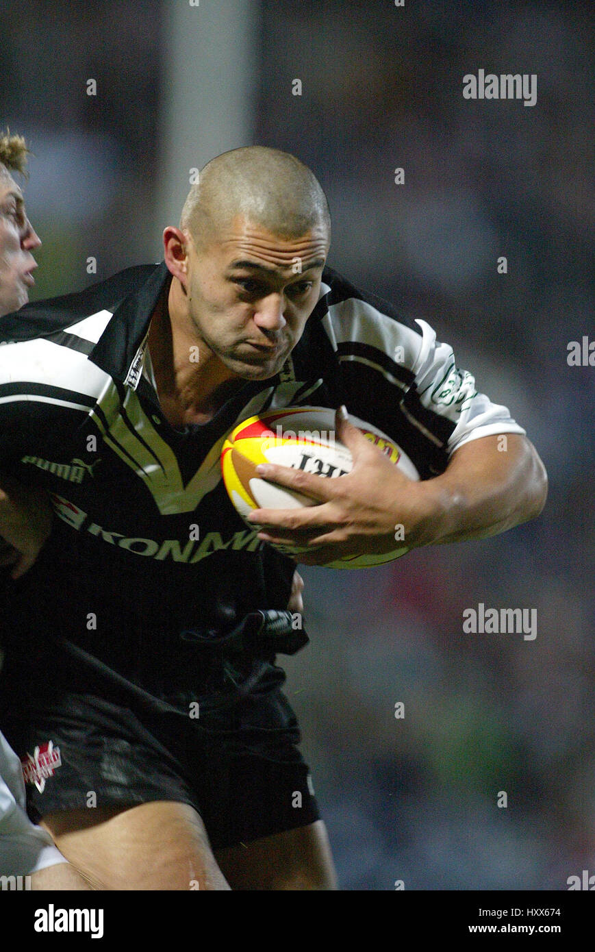 PAUL RAUHIHI NEW ZEALAND & CANTERBURY EWOOD PARK BLACKBURN ENGLAND 09 ...
