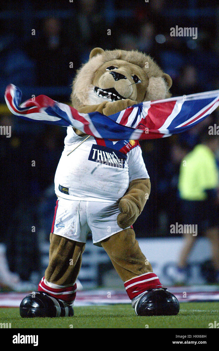 GREAT BRITAIN LIONS MASCOT GREAT BRITAIN LIONS MASCOT MCALPINE STADIUM ...