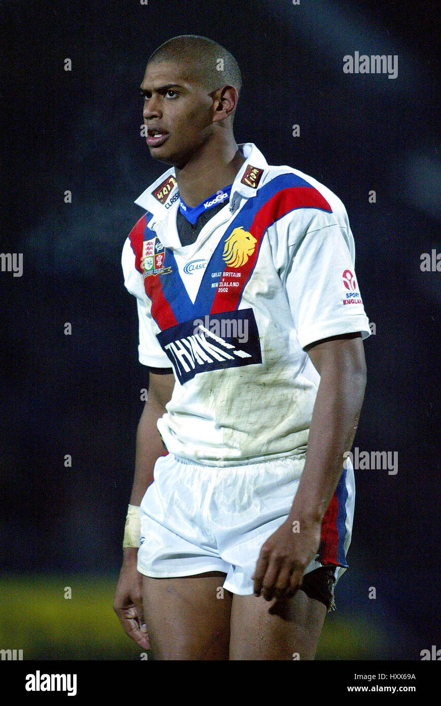 LEON PRYCE GREAT BRITAIN & BRADFORD BULLS MCALPINE STADIUM HUDDERSFIELD ...