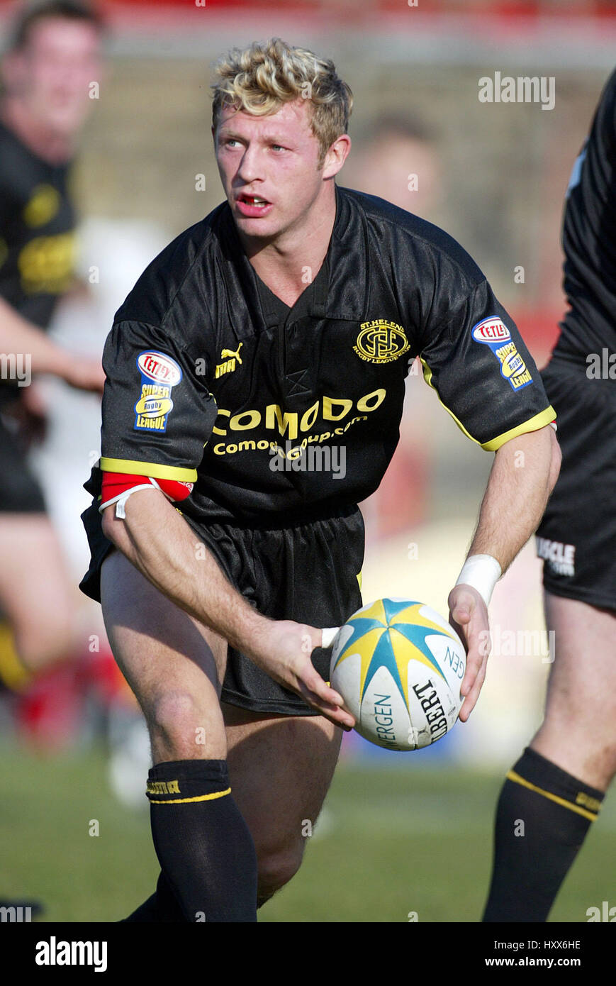 SEAN LONG ST.HELENS RLFC THE WILLOWS SALFORD 16 March 2003 Stock Photo ...