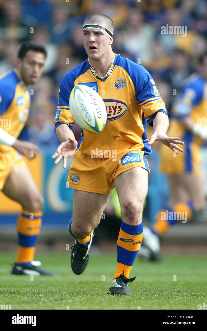 MATTHEW DISKIN LEEDS RHINOS RLFC MCALPINE STADIUM HUDDERSFIELD ENGLAND ...