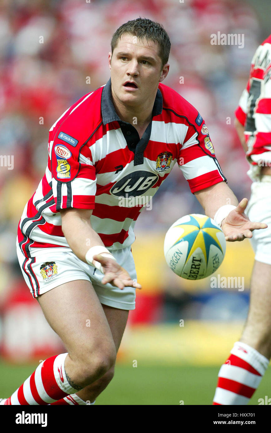 TERRY NEWTON WIGAN WARRIORS RLFC MCALPINE STADIUM HUDDERSFIELD ENGLAND ...