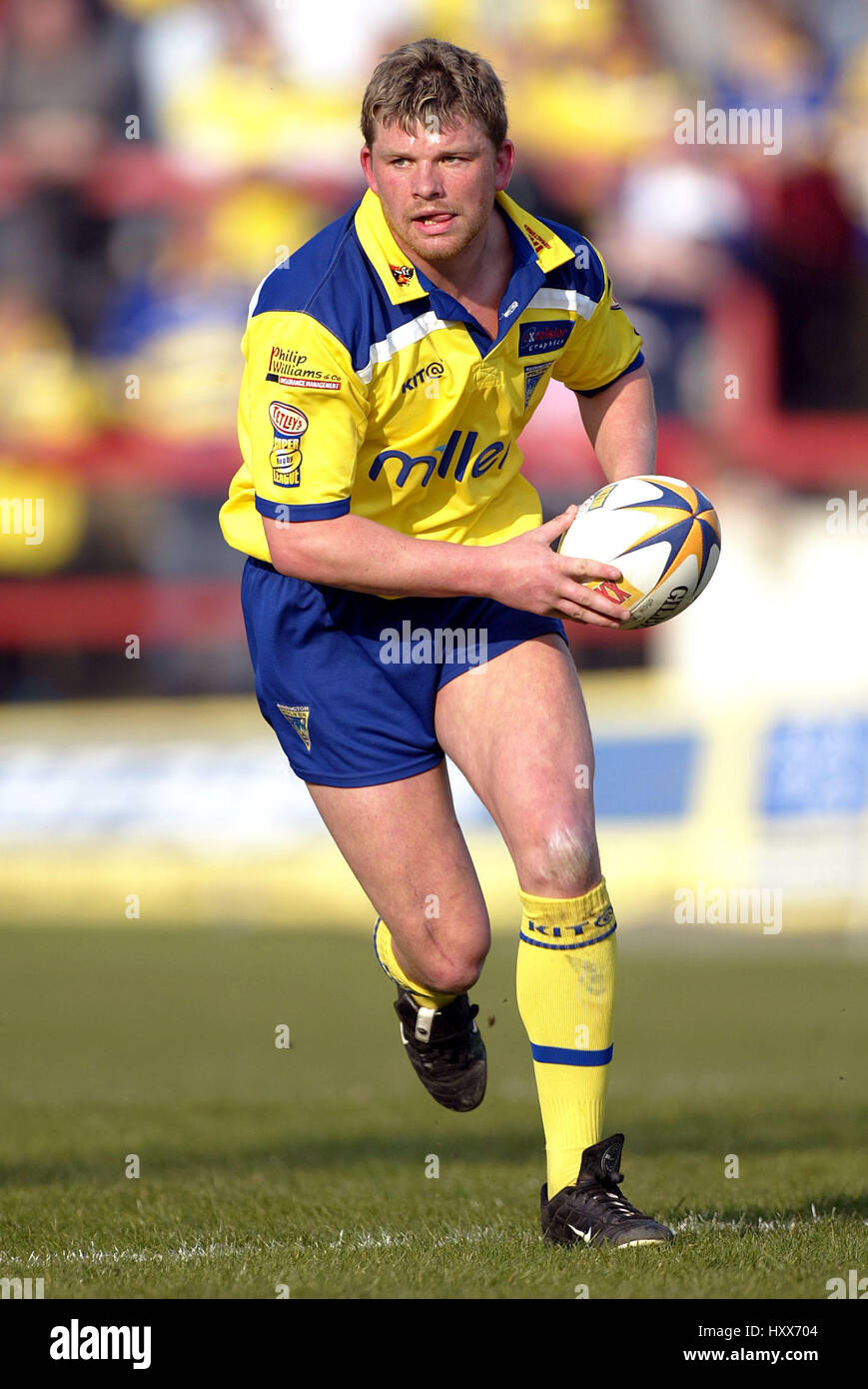 LEE BRIERS WARRINGTON WOLVES RLFC THE WILLOWS SALFORD MANCHESTER 29 ...