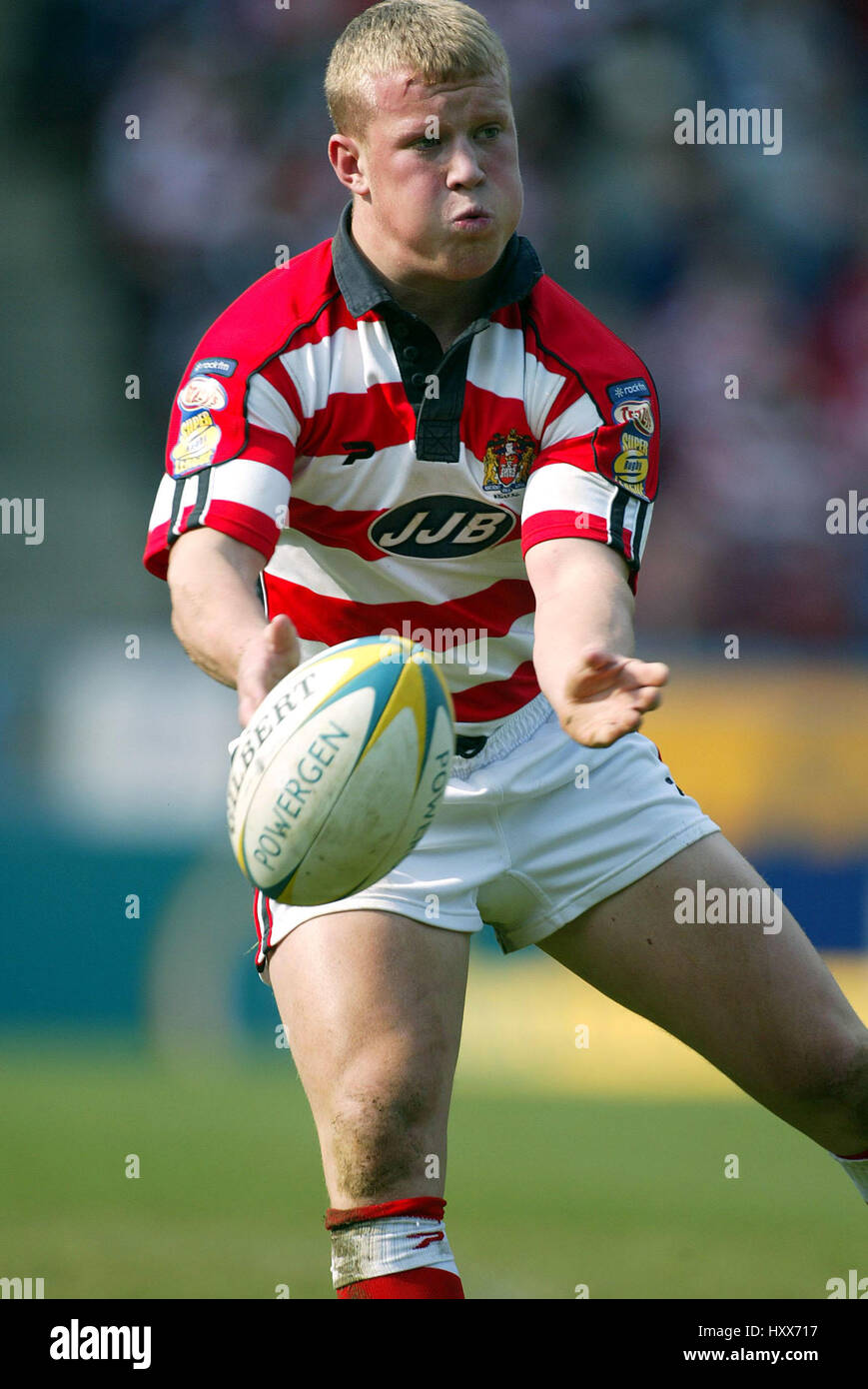LUKE ROBINSON WIGAN WARRIORS RLFC MCALPINE STADIUM HUDDERSFIELD ENGLAND ...