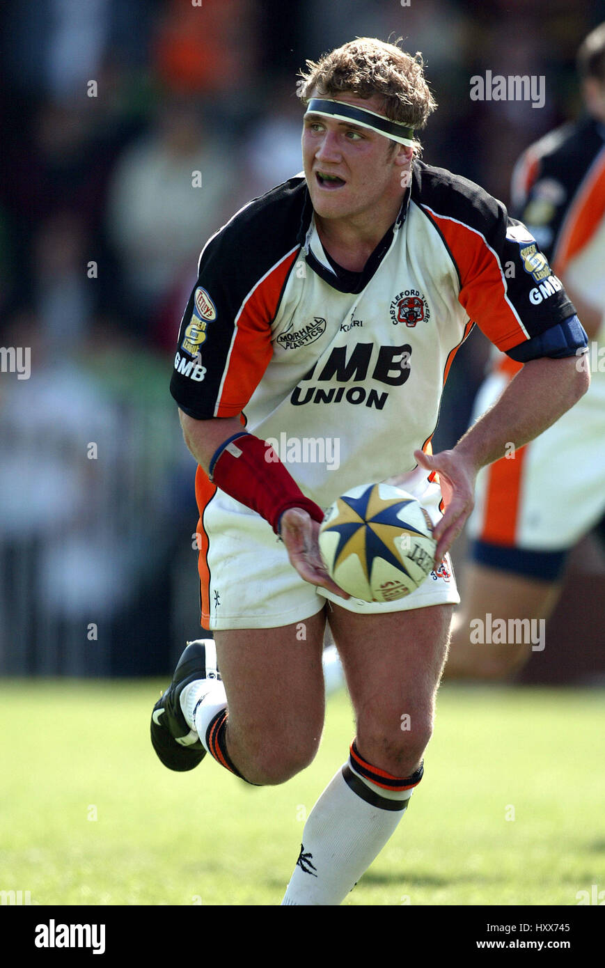 RYAN HUDSON CASTLEFORD TIGERS CASTLEFORD RUGBY GROUND CASTLFORD ENGLAND ...