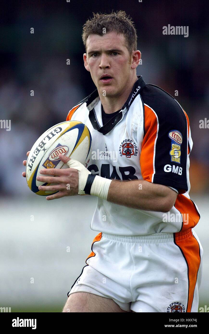 DANNY ORR CASTLEFORD TIGERS CASTLEFORD RUGBY GROUND CASTLFORD ENGLAND ...