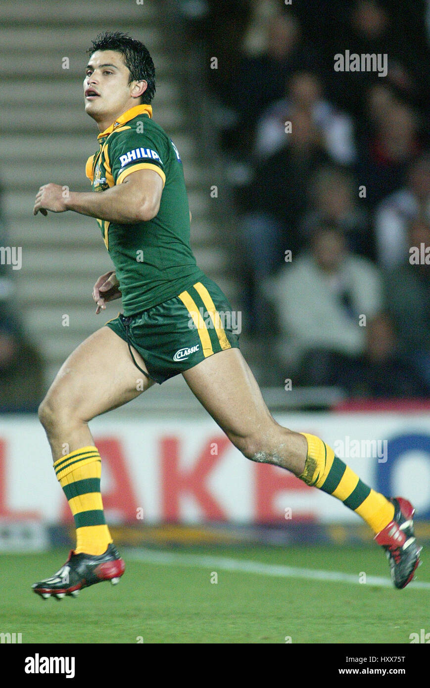 CRAIG WING AUSTRALIA KC STADIUM HULL ENGLAND 15 November 2003 Stock ...