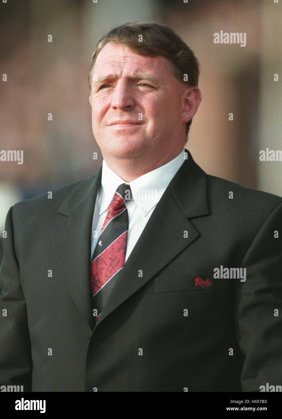 ANDY GREGORY SALFORD REDS RLFC COACH 10 February 1997 Stock Photo - Alamy
