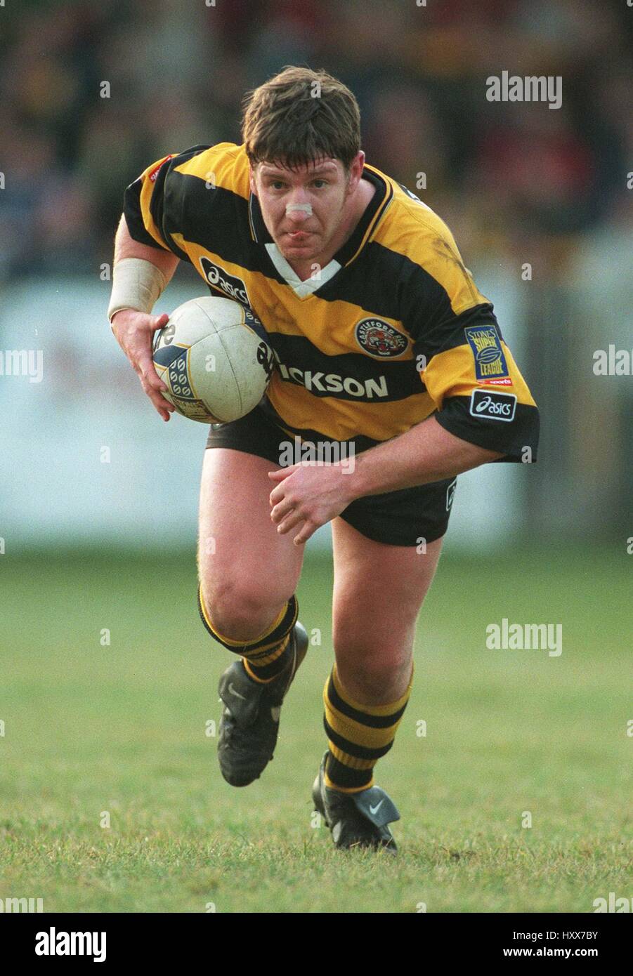 RICHARD RUSSELL CASTLEFORD TIGERS RLFC 11 February 1997 Stock Photo - Alamy