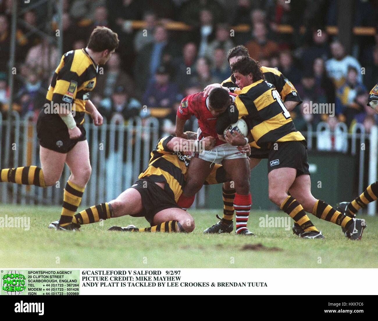 ANDY PLATT CROOKES & TUUTA CASTLEFORD V SALFORD 11 February 1997 Stock ...
