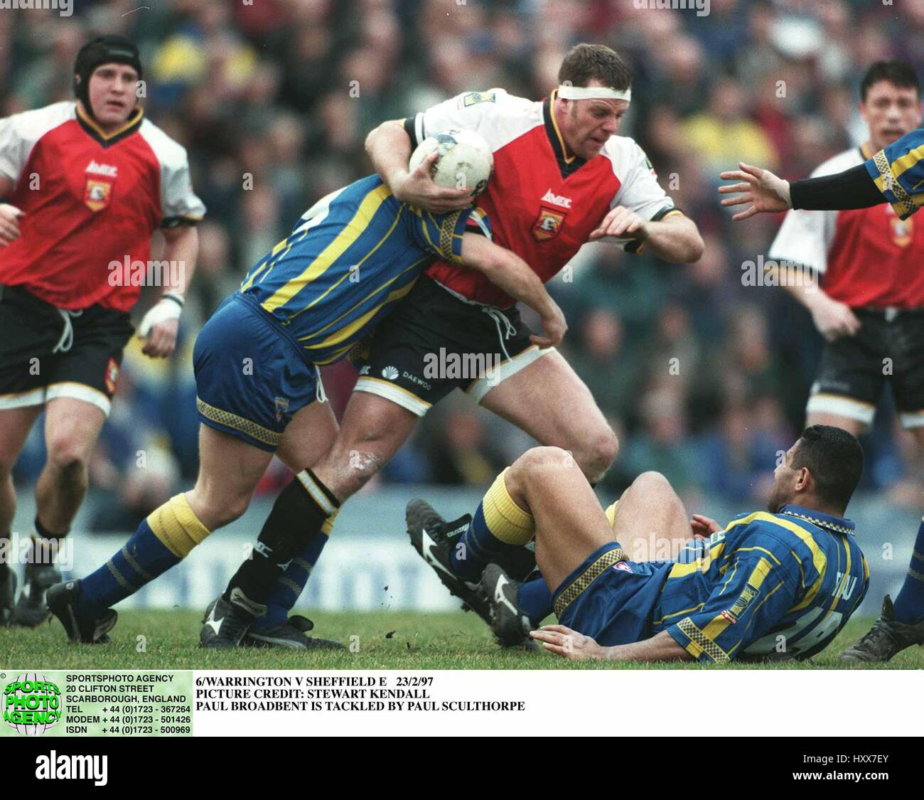 PAUL BROADBENT & SCULTHORPE WARRINGTON V SHEFFIELD EAGLES 23 February ...