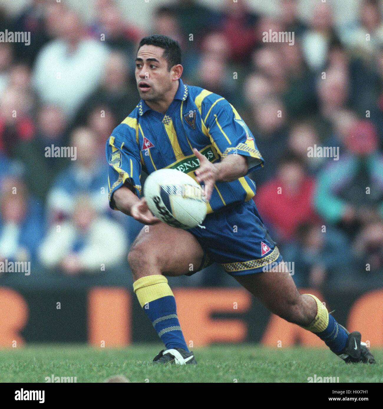 WILLIE SWANN WARRINGTON WOLVES RLFC 24 February 1997 Stock Photo - Alamy