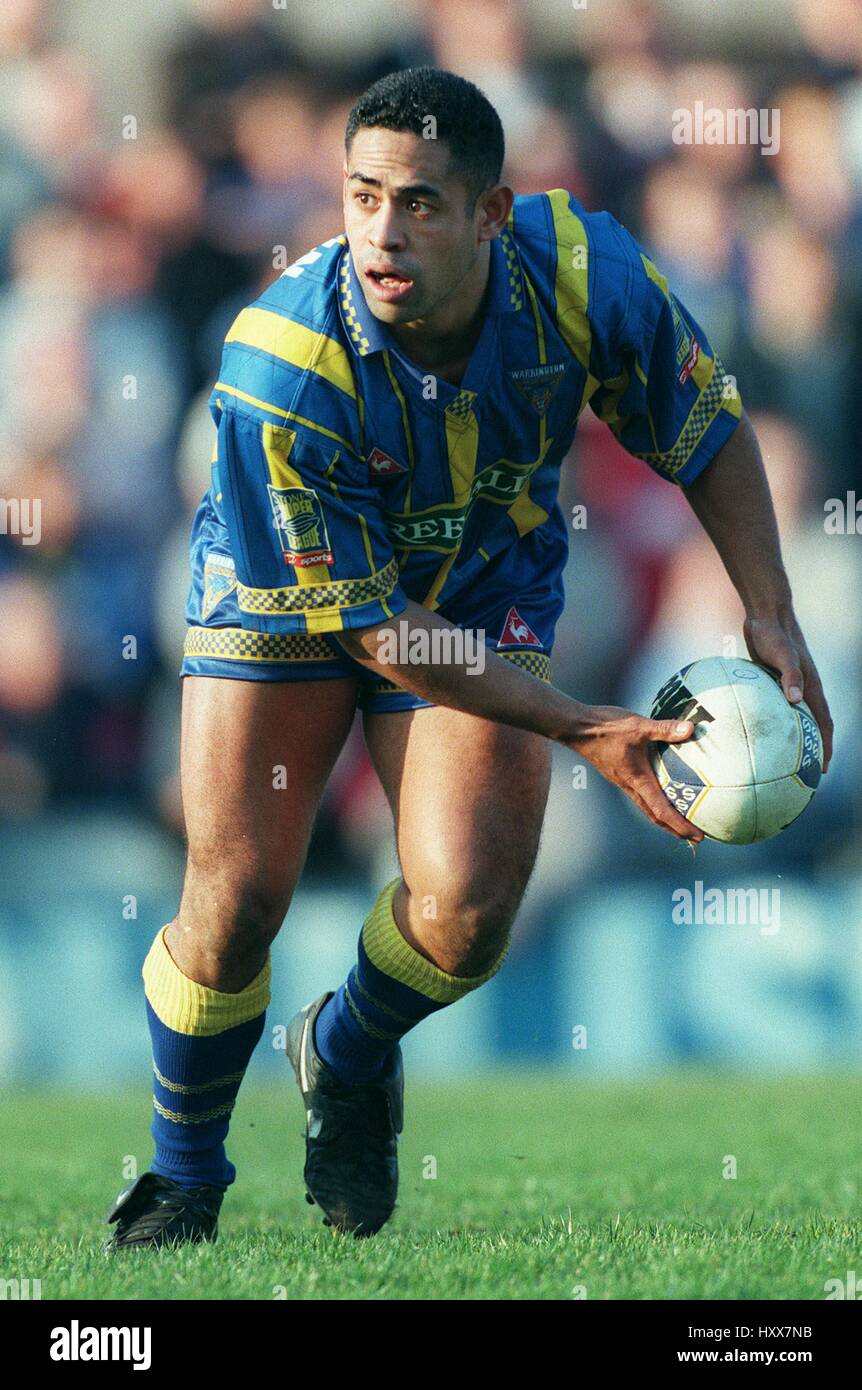 WILLIE SWANN WARRINGTON WOLVES RLFC 11 March 1997 Stock Photo - Alamy