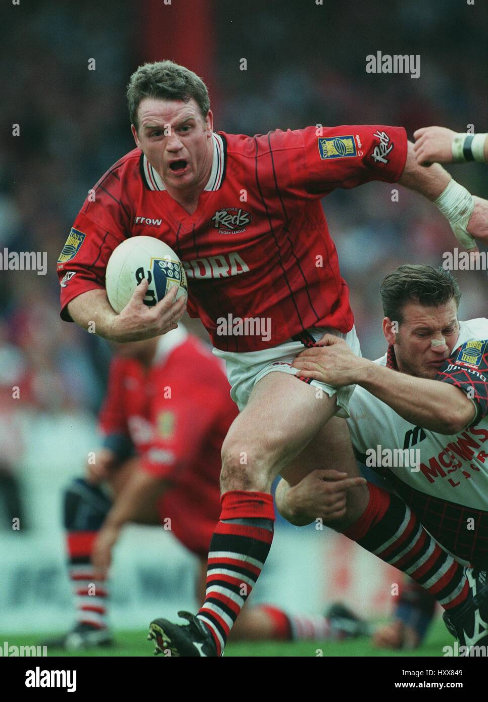 ANDY PLATT SALFORD REDS RLFC 24 March 1997 Stock Photo - Alamy
