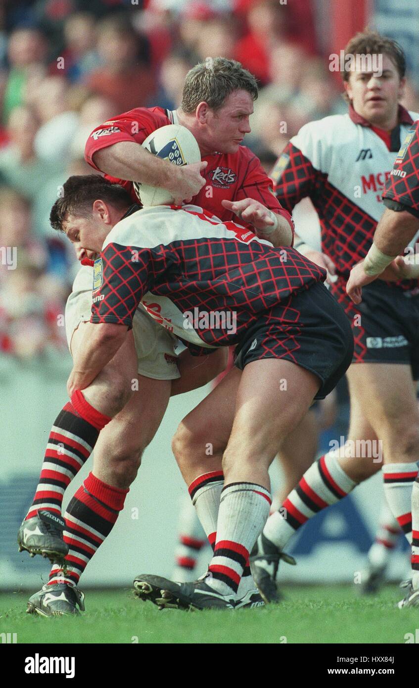 ANDY PLATT & JULIAN O'NEILL SALFORD REDS V ST.HELENS RL 24 March 1997 ...