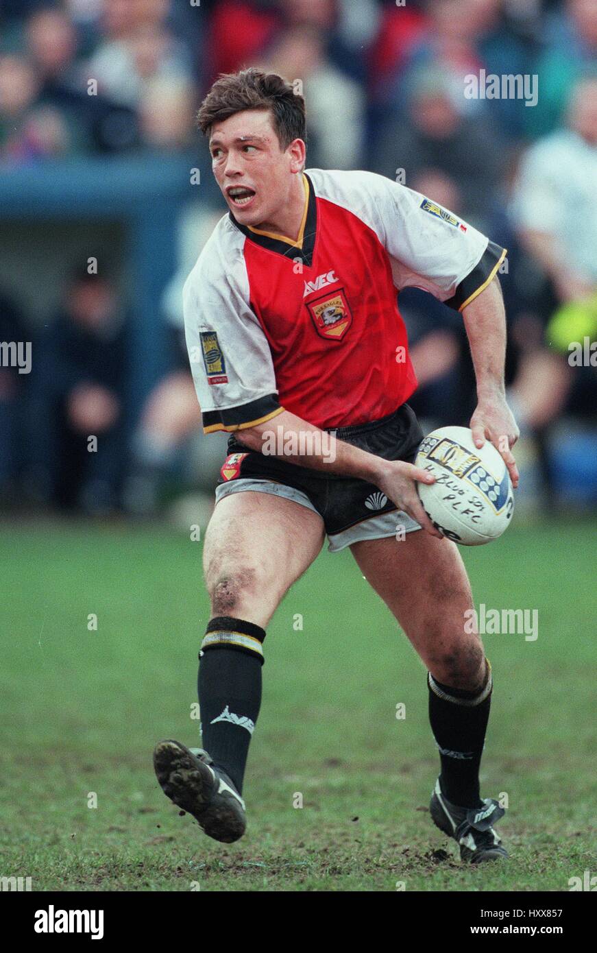 MARK ASTON SHEFFIELD EAGLES RLFC 25 March 1997 Stock Photo - Alamy