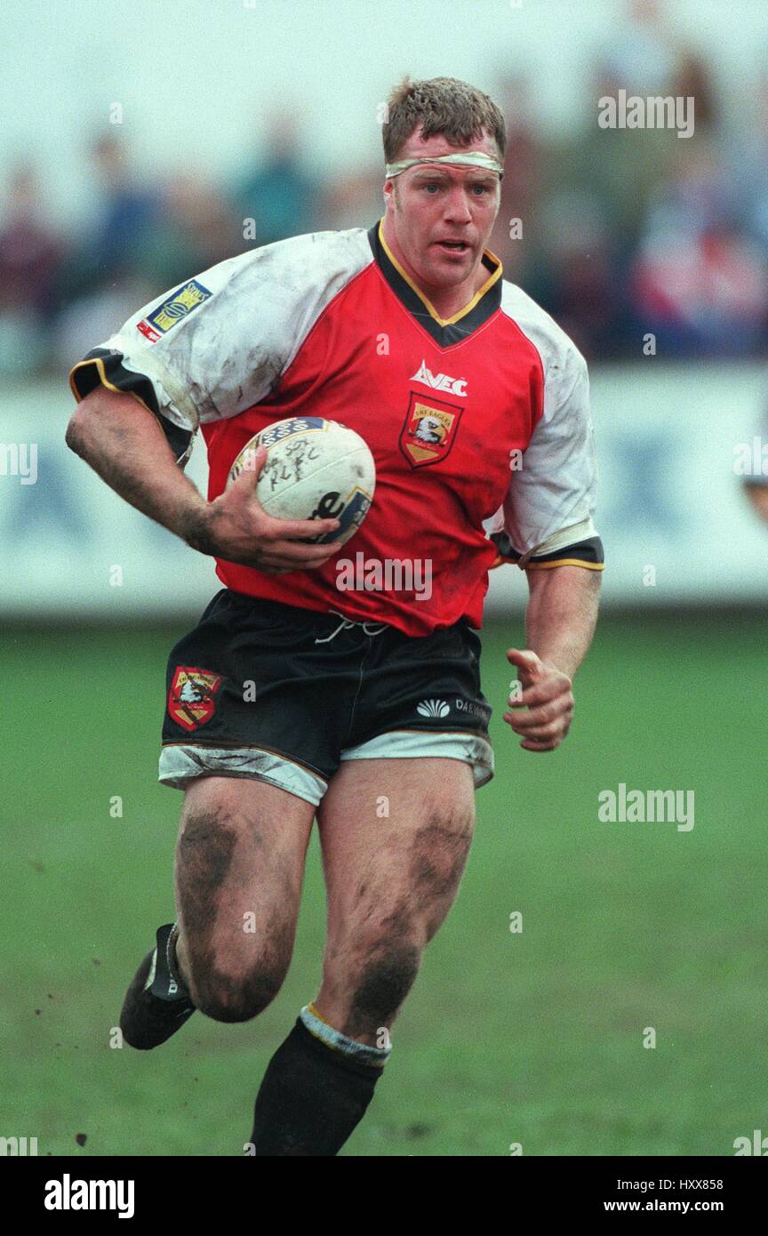 PAUL BROADBENT SHEFFIELD EAGLES RLFC 25 March 1997 Stock Photo - Alamy