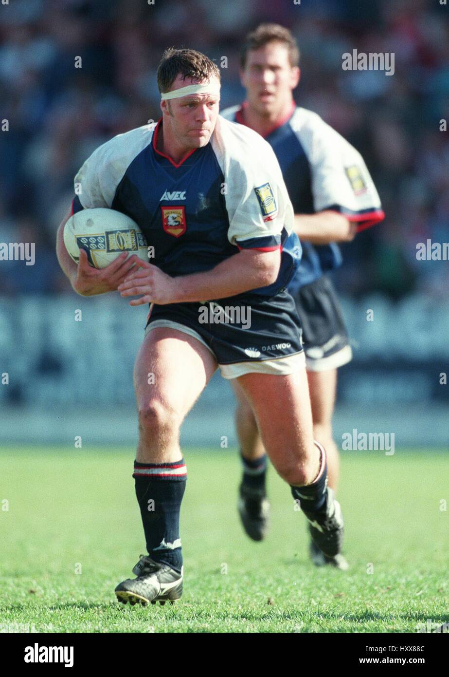 PAUL BROADBENT SHEFFIELD EAGLES RLFC 02 April 1997 Stock Photo - Alamy