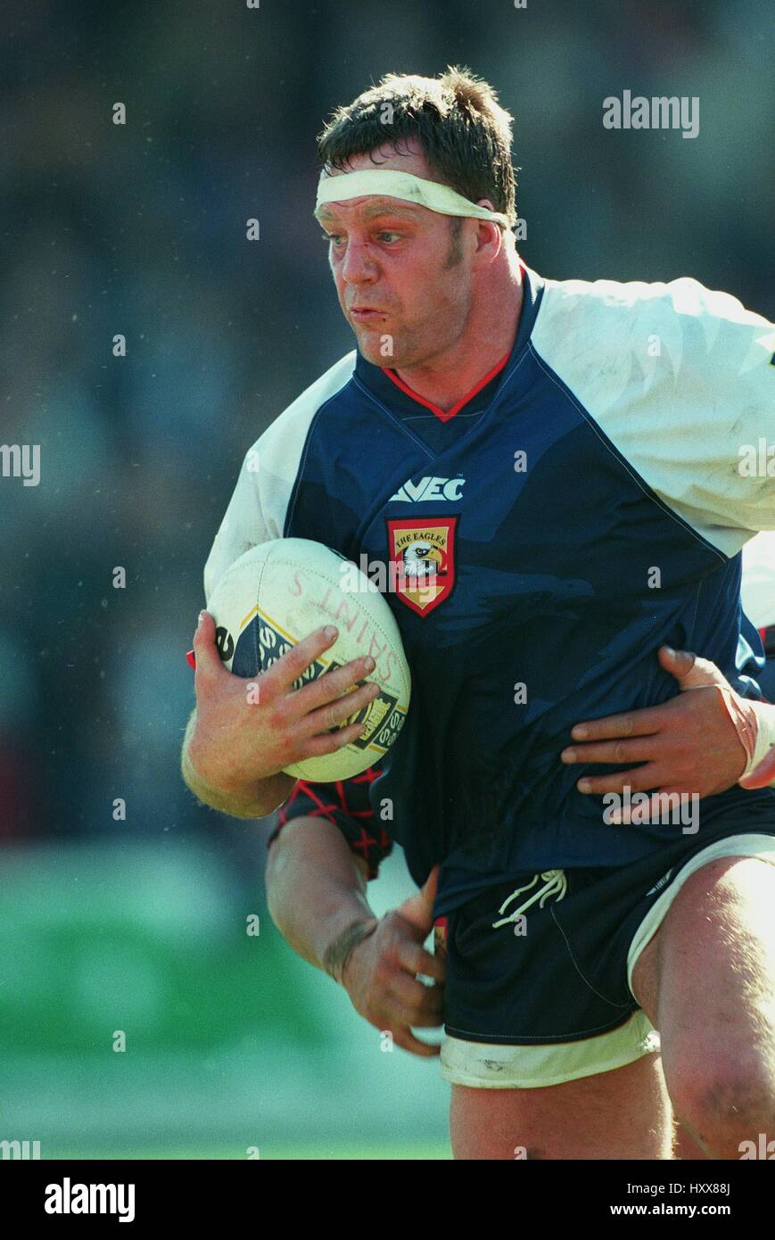 PAUL BROADBENT SHEFFIELD EAGLES RLFC 02 April 1997 Stock Photo - Alamy
