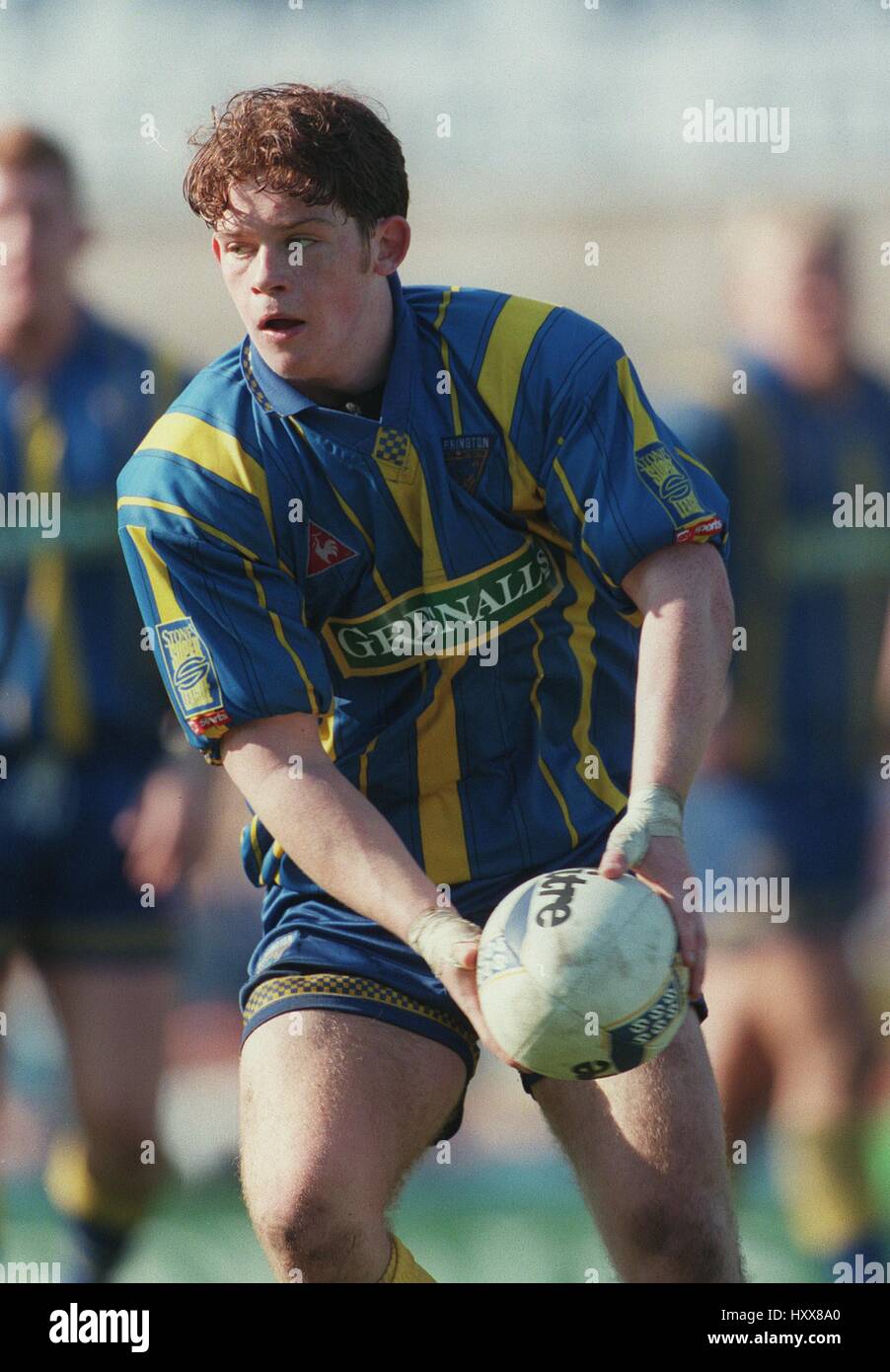 JOHN DUFFY WARRINGTON WOLVES RLFC 04 April 1997 Stock Photo - Alamy
