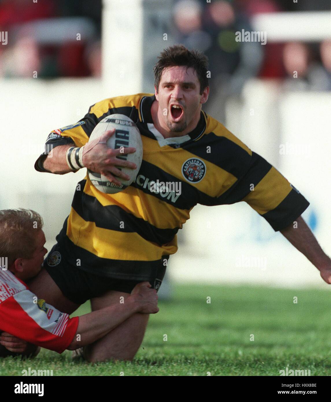 JASON LIDDEN CASTLEFORD TIGERS RLFC 03 March 1997 Stock Photo - Alamy