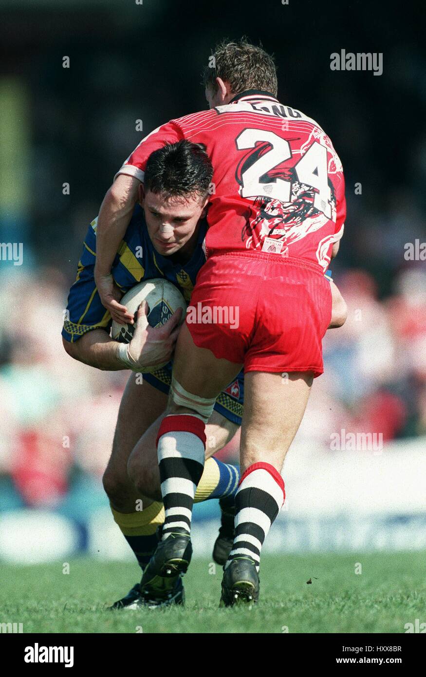 PAUL SCULTHORPE & SEAN LONG WARRINGTON WOLVES V WIGAN WARR 09 April ...