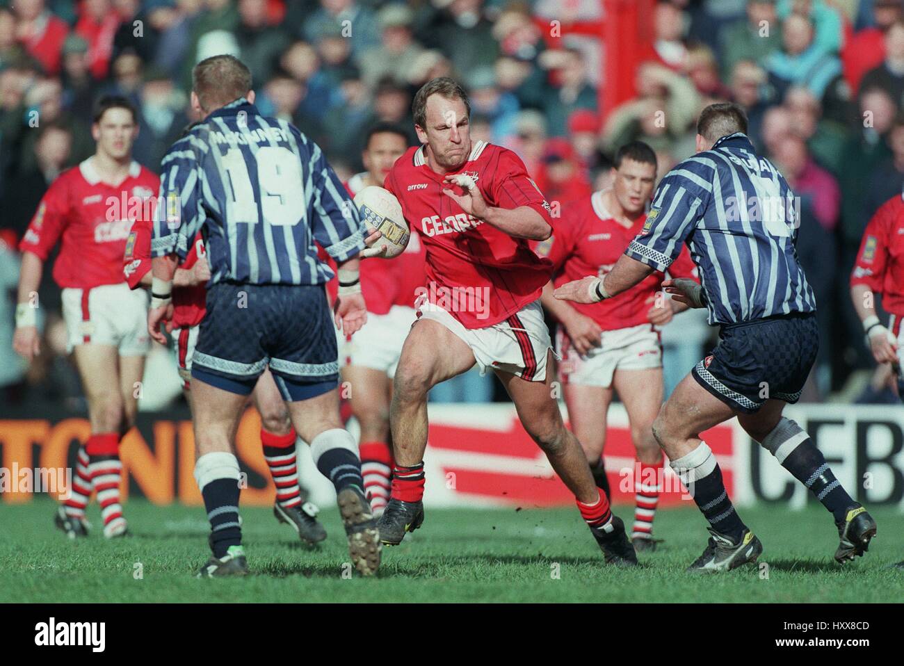 CARTWRIGHT MCKINNEY & GILDART SALFORD REDS V OLDHAM BEARS 09 April 1997 ...