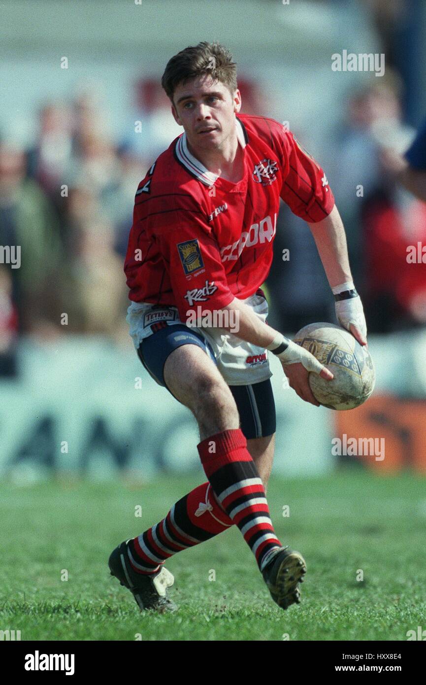 STEVEN BLAKELEY SALFORD REDS RLFC 15 April 1997 Stock Photo - Alamy
