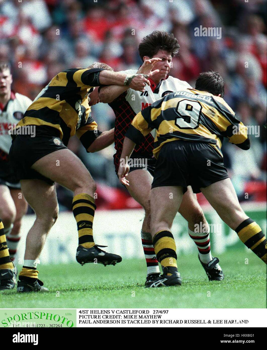 PAUL ANDERSON RUSSELL HARLAND ST. HELENS V CASTLEFORD TIGERS 27 April ...