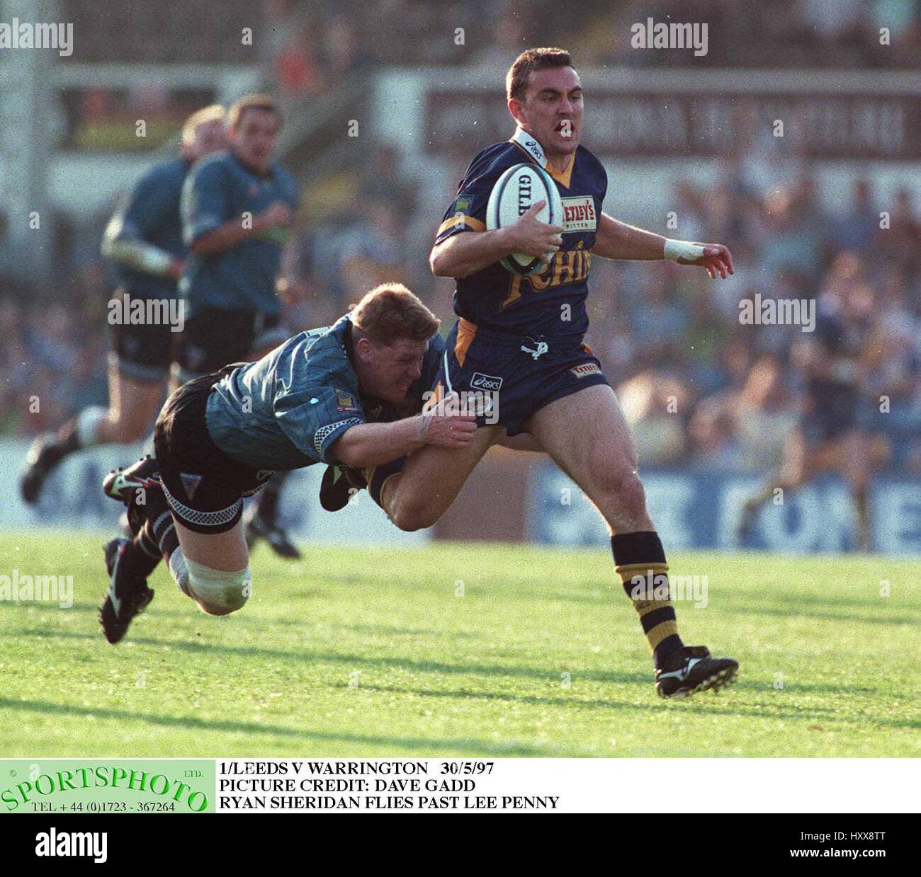 RYAN SHERIDAN & LEE PENNY LEEDS RHINOS V WARRINGTON W 01 June 1997 ...