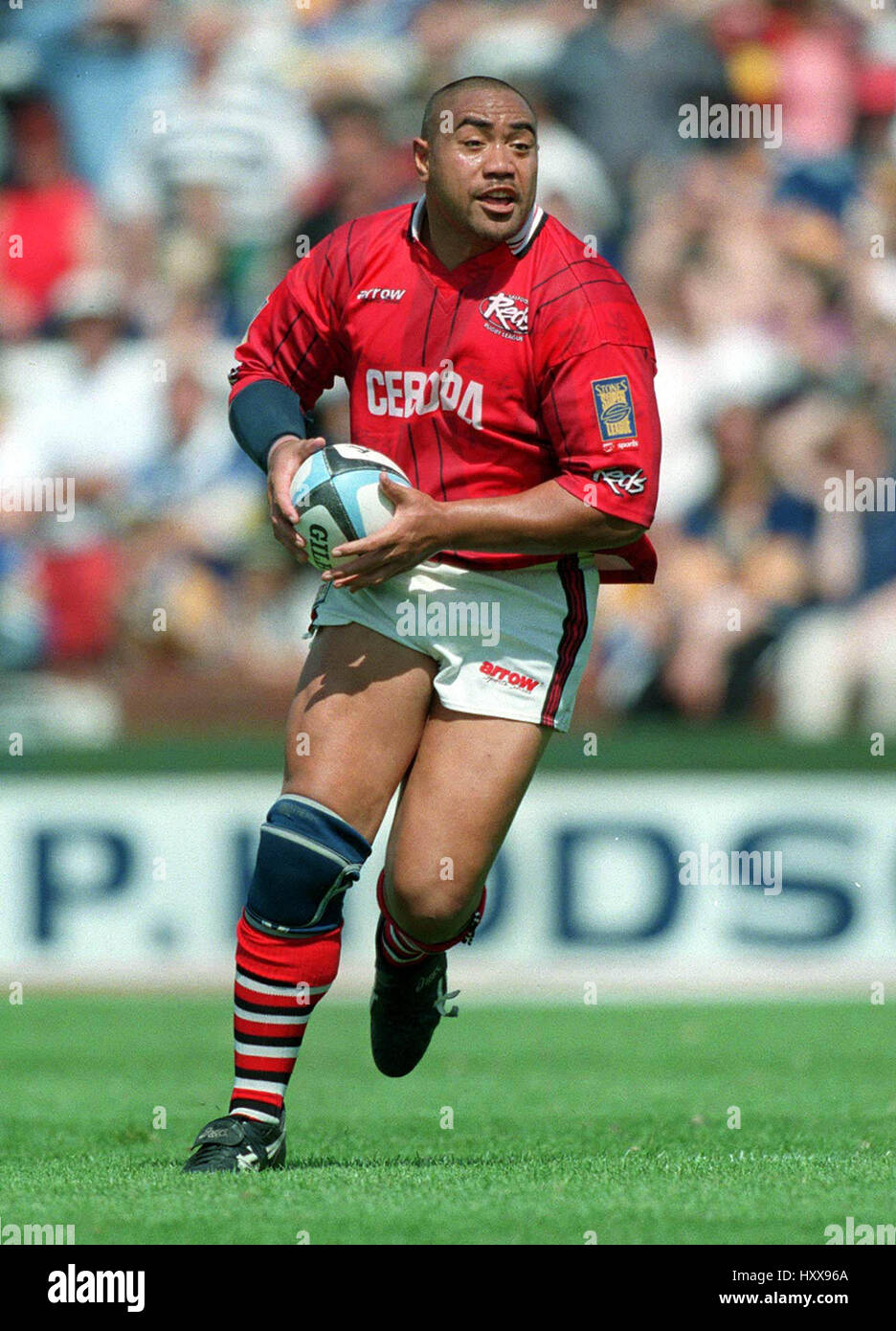 ESENE FAIMILO SALFORD REDS RLFC 15 July 1997 Stock Photo - Alamy