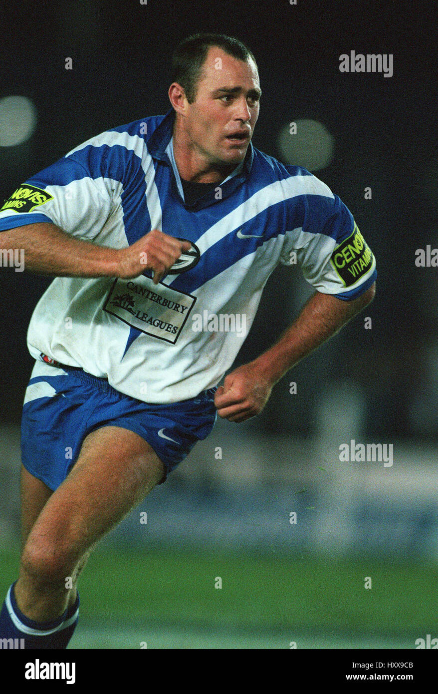DARYL HALLIGAN CANTERBURY BULLDOGS 24 July 1997 Stock Photo - Alamy