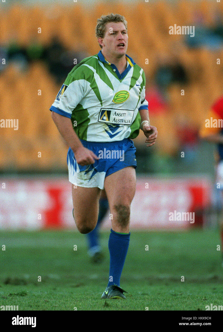 JASON BURNHAM CANBERRA RAIDERS 24 July 1997 Stock Photo - Alamy
