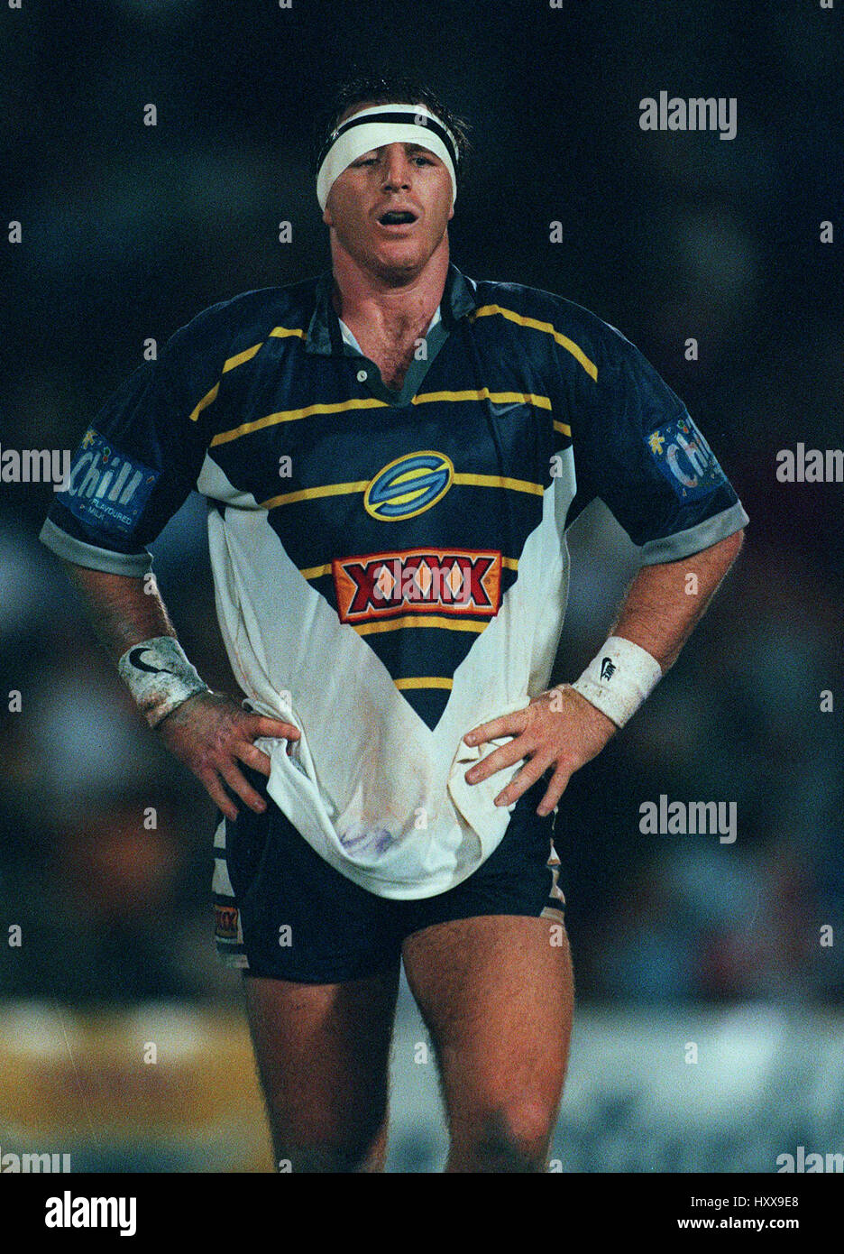 MARTIN LOCKE NORTH QUEENSLAND COWBOYS 30 July 1997 Stock Photo - Alamy