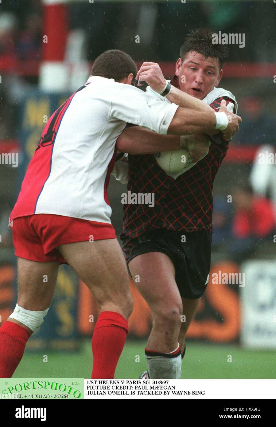 JULIAN O'NEILL & WAYNE SING ST. HELENS V PARIS SG 31 August 1997 Stock ...