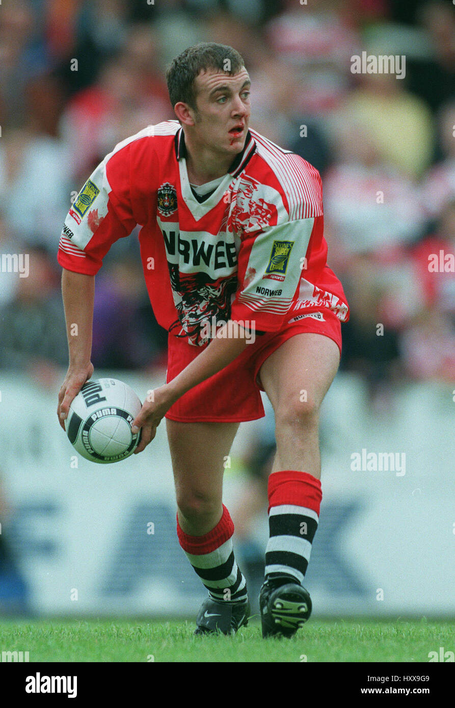 IAN TALBOT WIGAN WARRIORS RLFC 06 August 1997 Stock Photo - Alamy