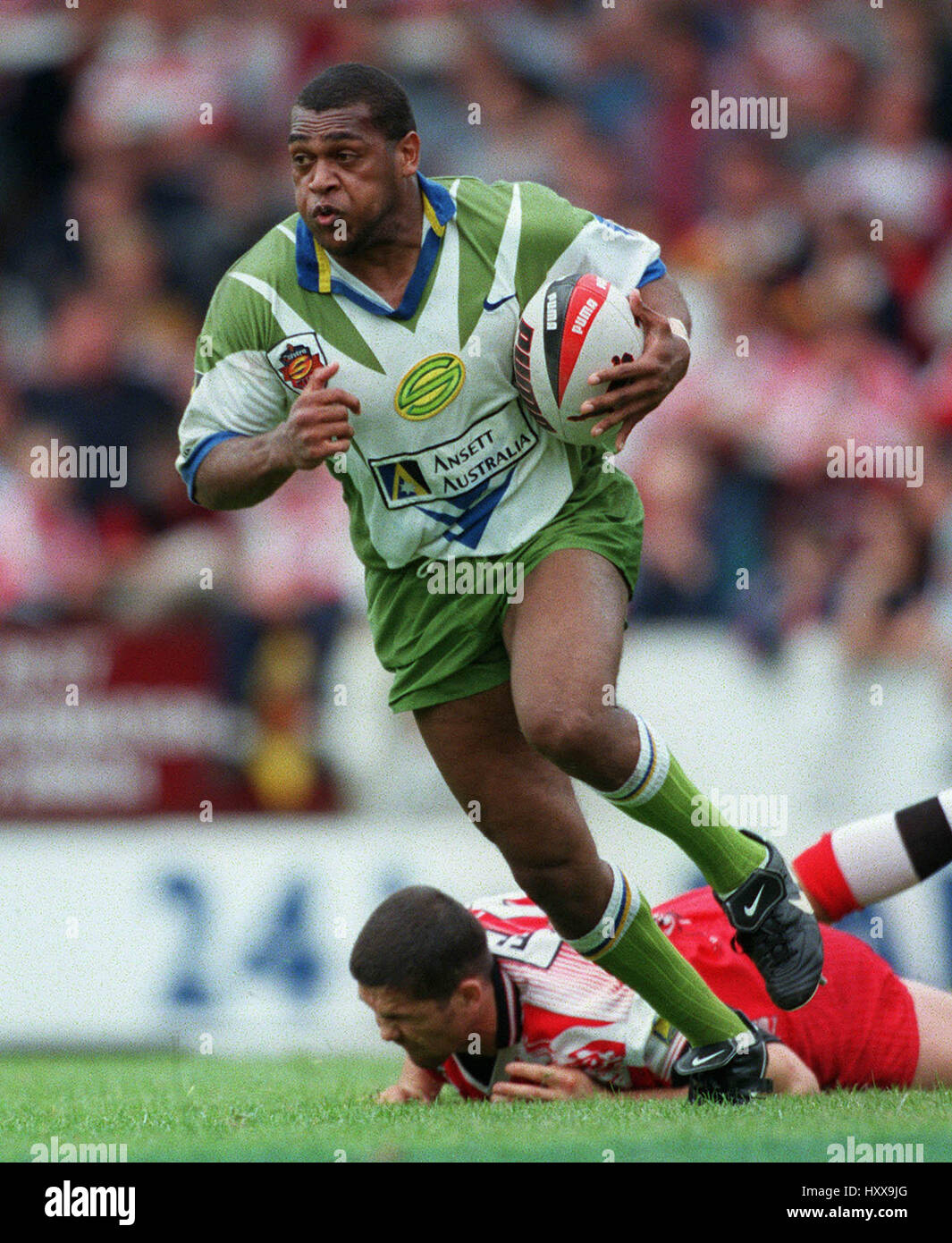 KEN NAGAS & ANDREW FARRELL WIGAN WARRIORS V CANBERRA RAID 07 August ...