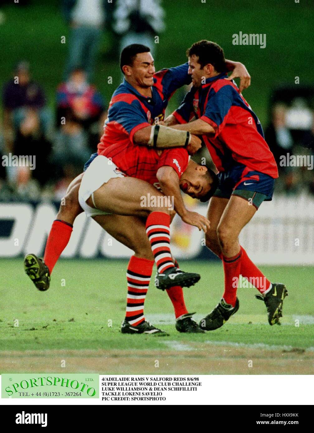 WILLIAMSON & SAVELIO ADELAIDE RAMS V SALFORD REDS 08 June 1997 Stock ...