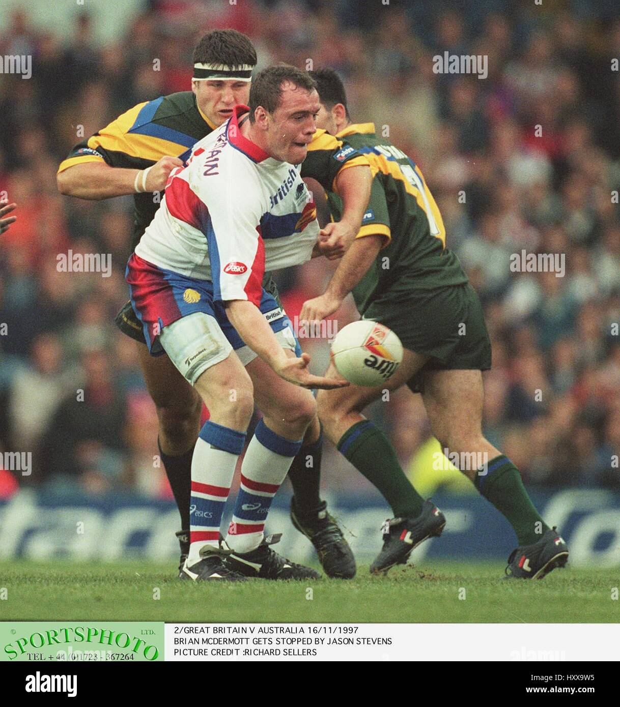 MCDERMOTT & JASON STEVENS GREAT BRITAIN V AUSTRALIA RL 17 November 1997 ...