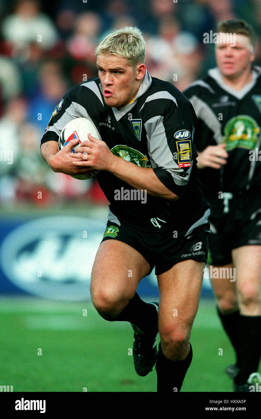 WARREN STEVENS WARRINGTON WOLVES RLFC 03 March 1998 Stock Photo - Alamy