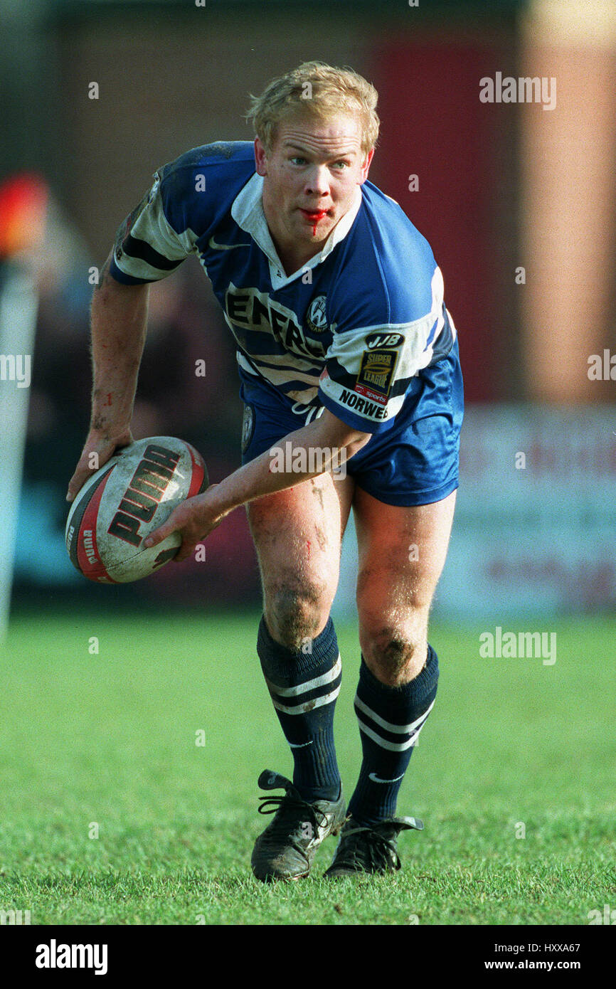 CRAIG MURDOCK WIGAN WARRIORS RLFC 04 March 1998 Stock Photo - Alamy