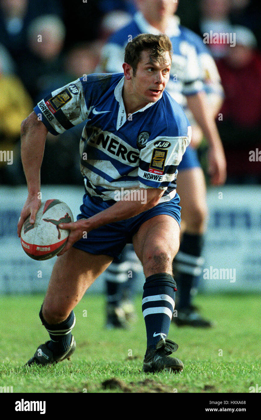 TONY SMITH WIGAN WARRIORS RLFC 04 March 1998 Stock Photo - Alamy
