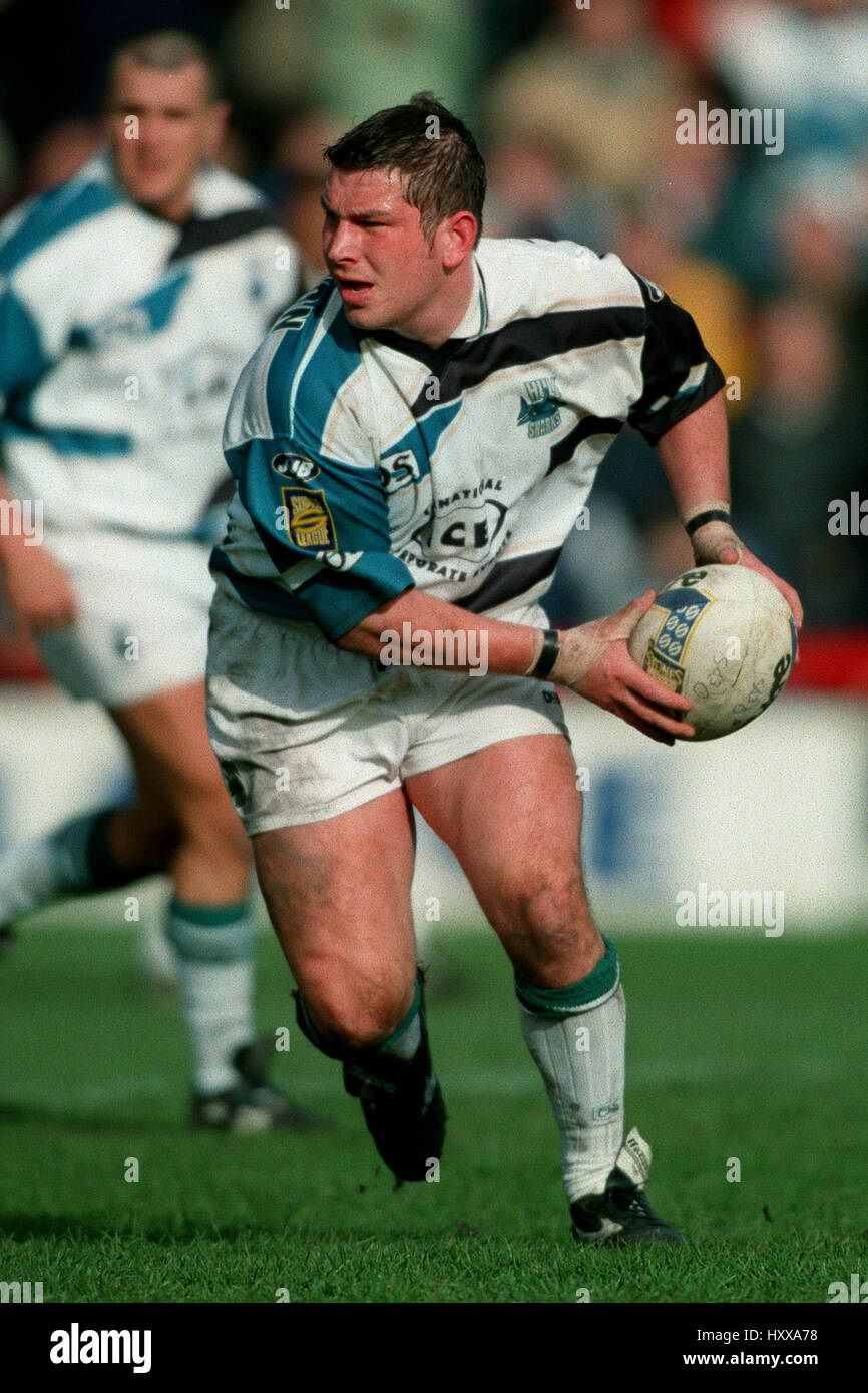 DAVID STEPHENSON HULL SHARKS RLFC 17 March 1998 Stock Photo - Alamy