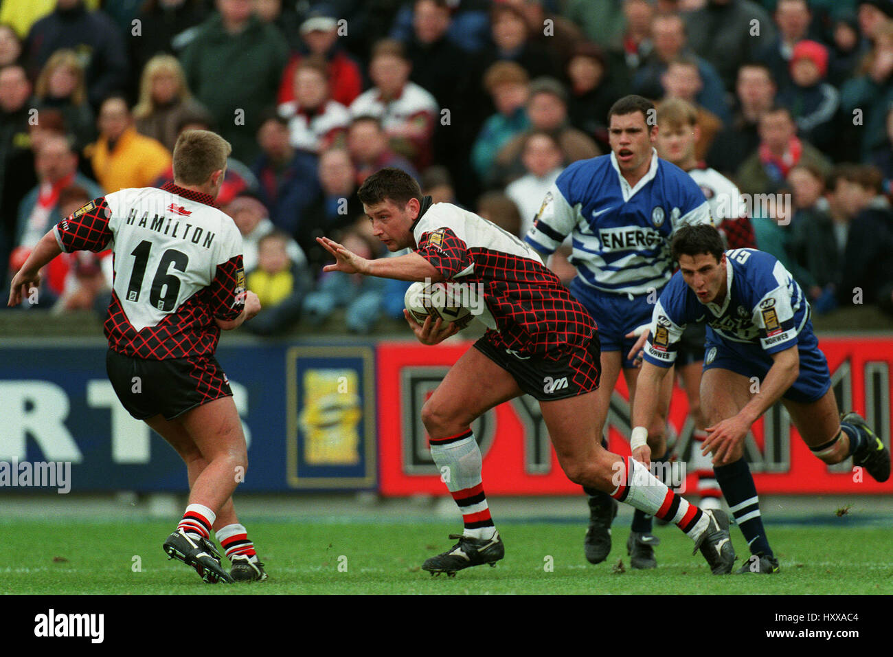 DAMIEN SMITH & LEE GILMORE ST. HELENS V WIGAN WARRIORS 15 April 1998 ...