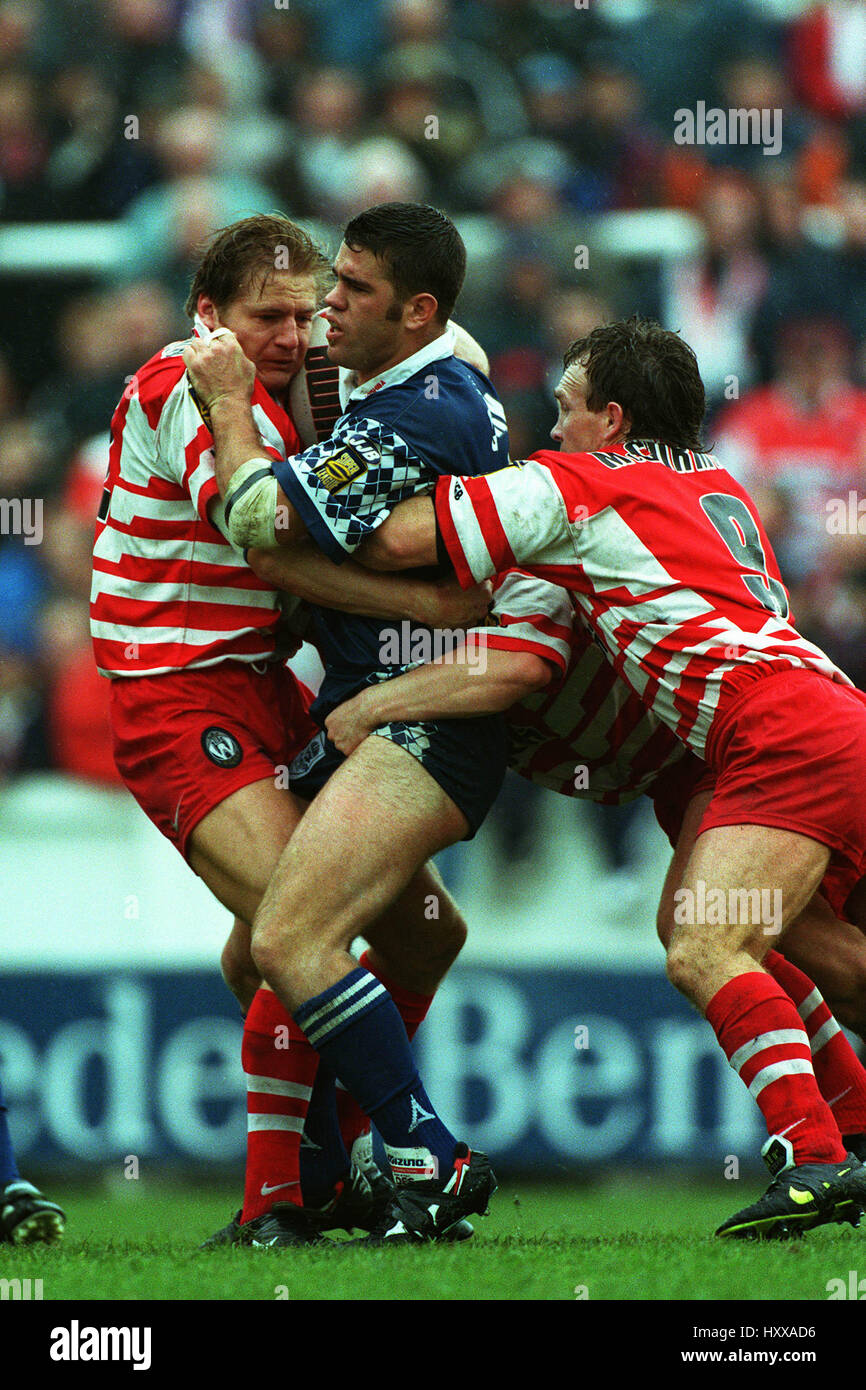 DES CLARK MCCORMACK O'CONNOR WIGAN WARRIORS V HALIFAX 21 April 1998 ...