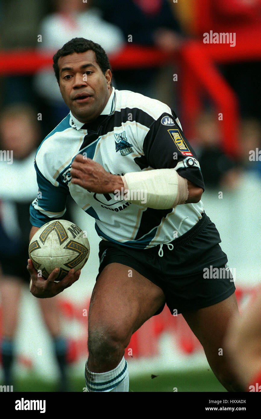FILEMONI SERU HULL SHARKS RLFC 21 April 1998 Stock Photo - Alamy