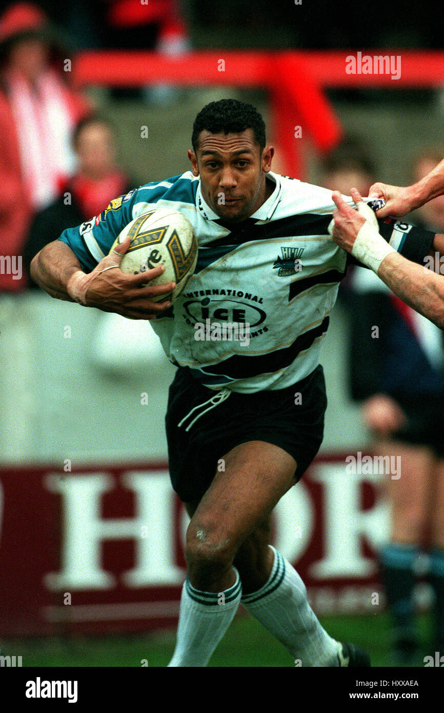 ALAN HUNTE HULL SHARKS RLFC 21 April 1998 Stock Photo - Alamy