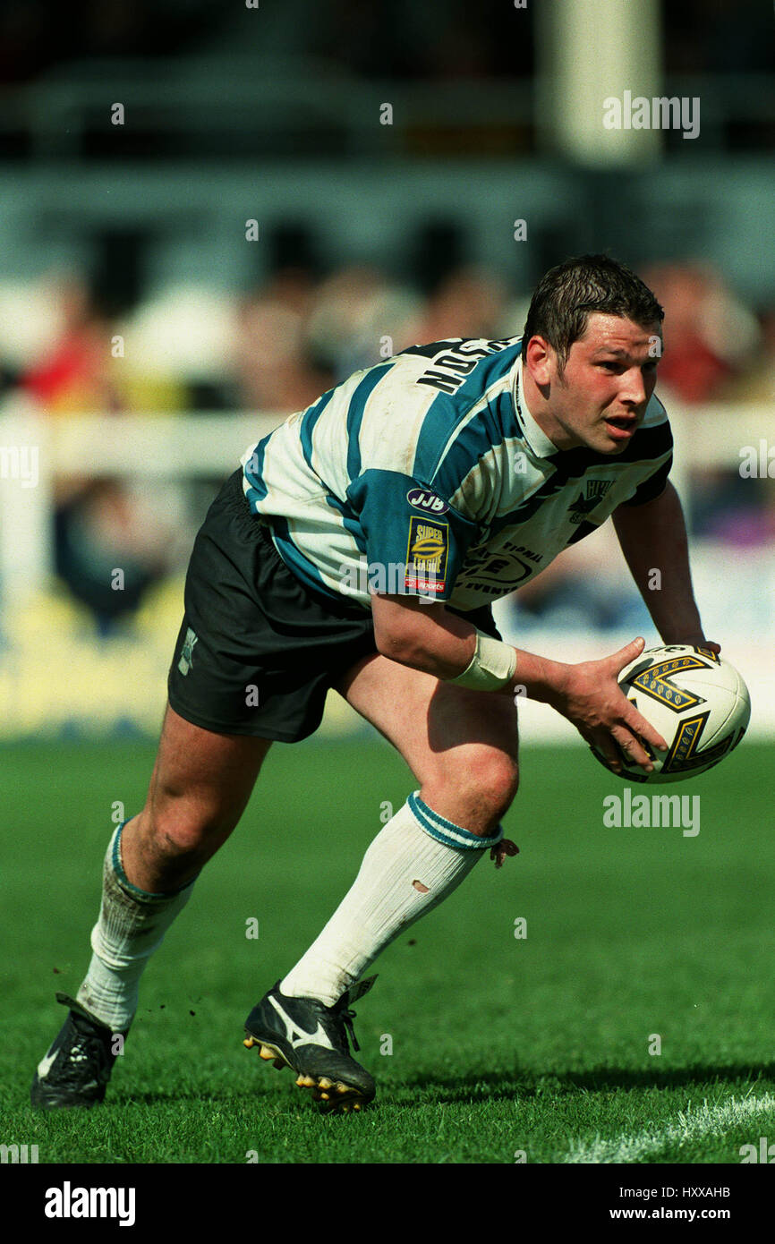 DAVID STEPHENSON HULL SHARKS RLFC 28 April 1998 Stock Photo - Alamy
