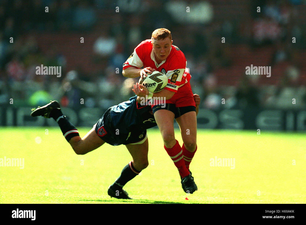 KRIS RADLINSKI & LAWLESS SHEFFIELD EAGLES V WIGAN WARR 05 May 1998 ...