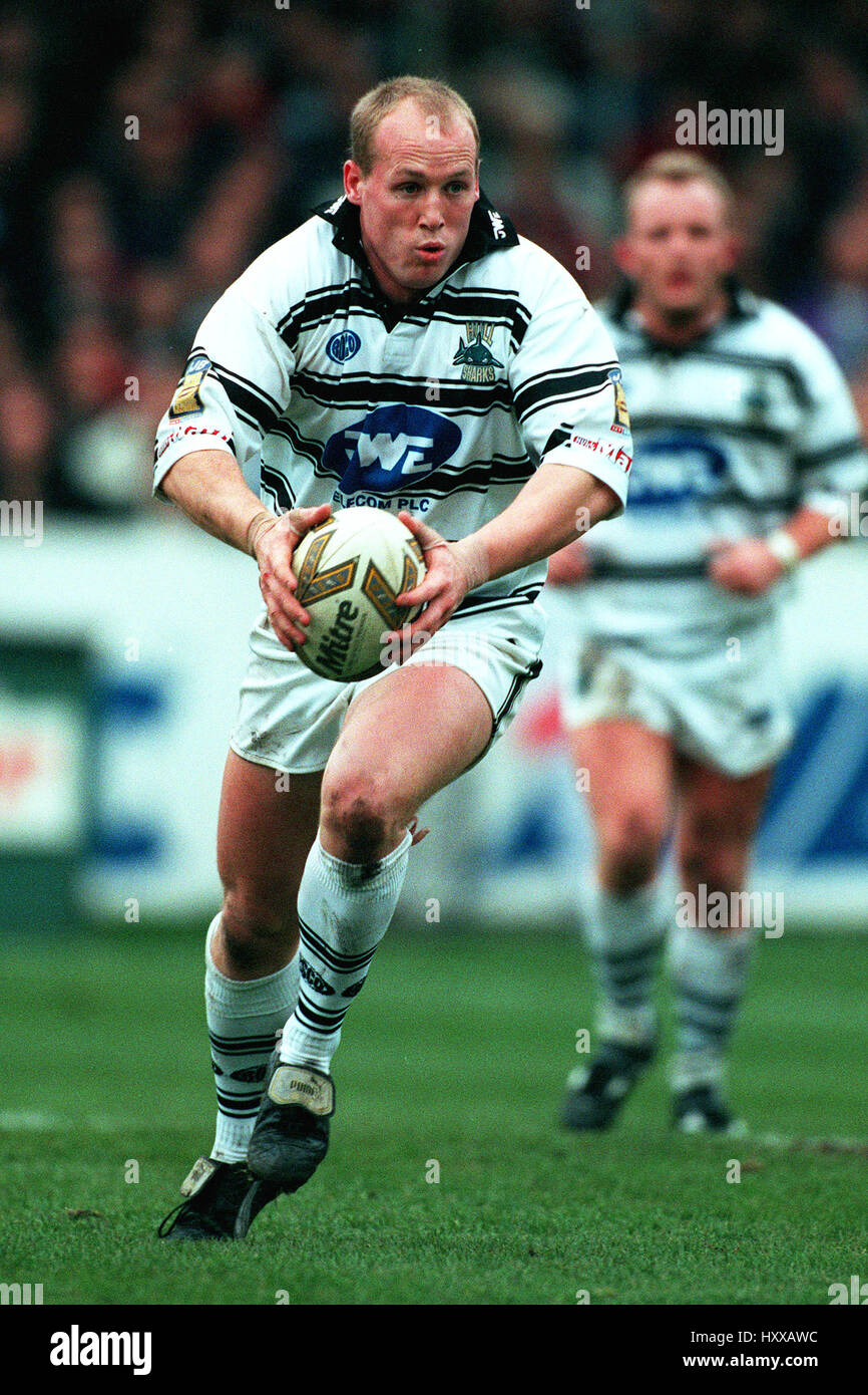 GRAHAM HALLAS HULL SHARKS RLFC 14 February 1999 Stock Photo - Alamy